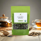 aromatic lemon balm for herbal infusions