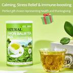 aromatic lemon balm herbal tea