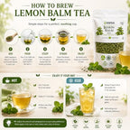 aromatic lemon balm loose leaf