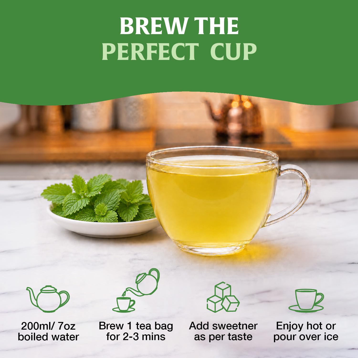 aromatic lemon balm tea experience