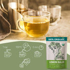 aromatic lemon balm tea experience
