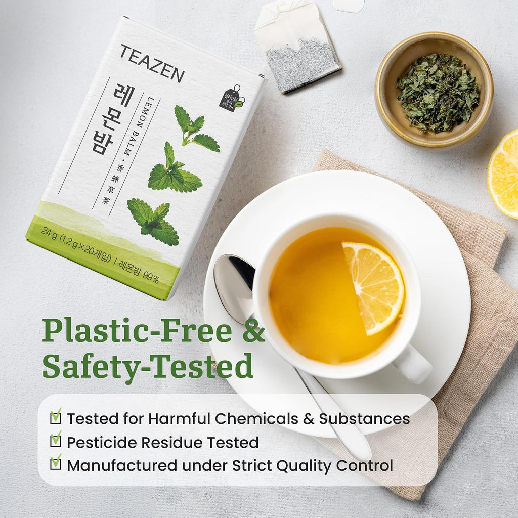 aromatic lemon balm tea experience