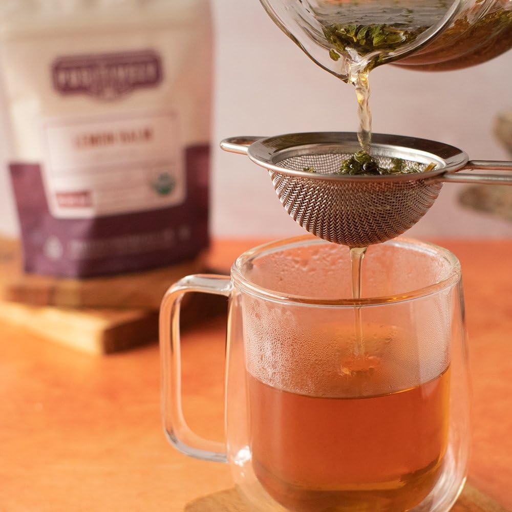 aromatic lemon balm tea for wellness