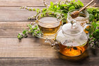 aromatic lemon balm tea infusion