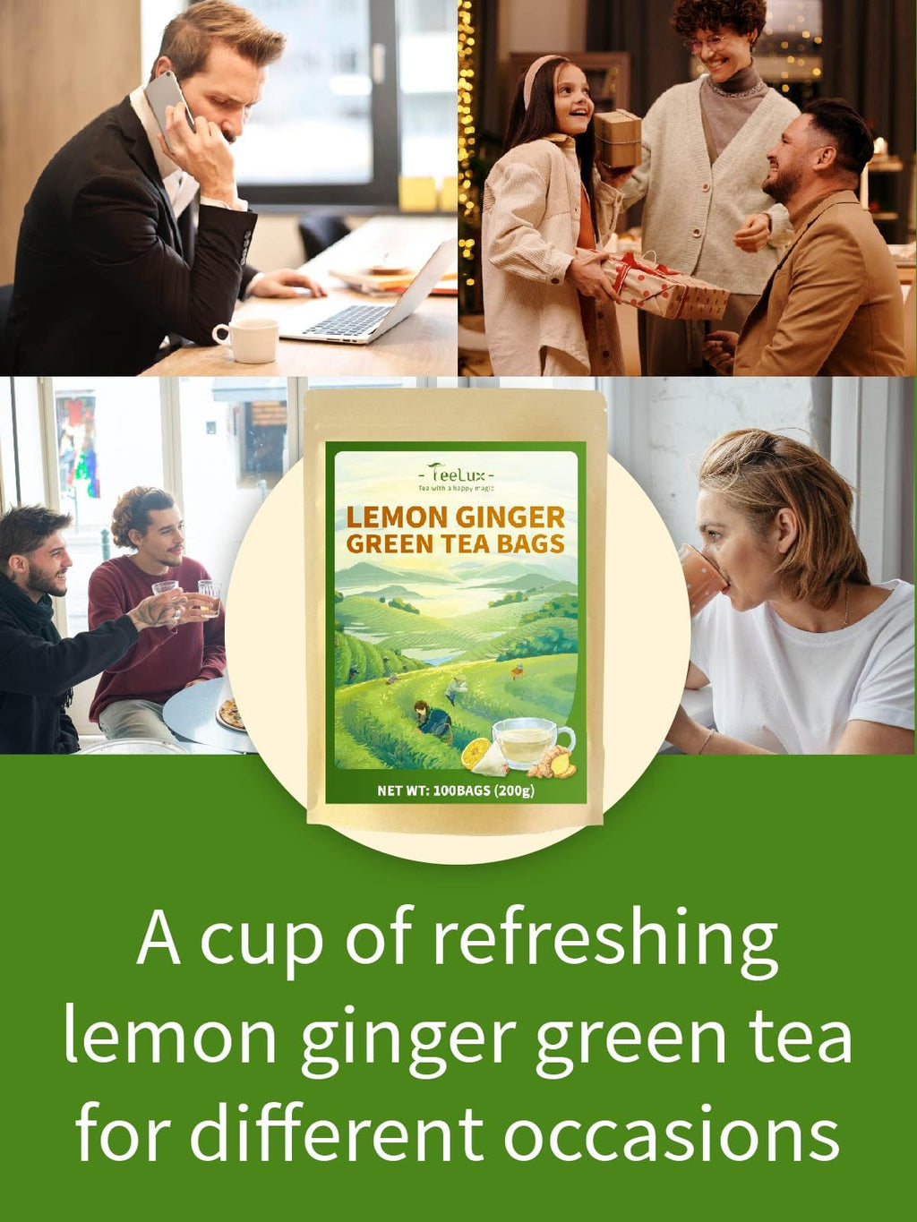 aromatic lemon ginger tea experience
