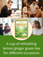 aromatic lemon ginger tea experience