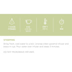 aromatic lemon mint chamomile infusion