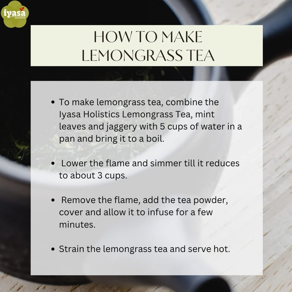 aromatic lemongrass for soothing brews