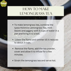 aromatic lemongrass for soothing brews