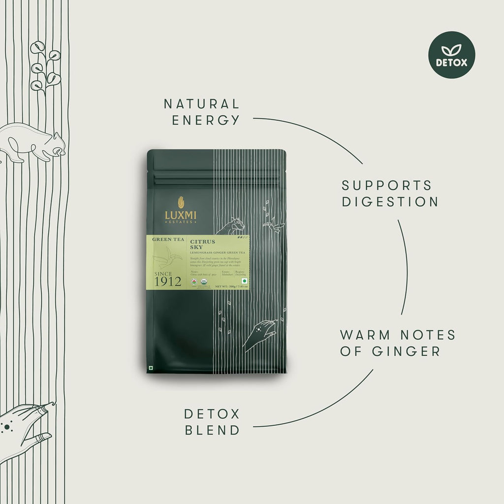 aromatic lemongrass ginger infusion