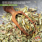 Aromatic lemongrass herbal infusion