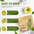 aromatic lemongrass herbal tea bags