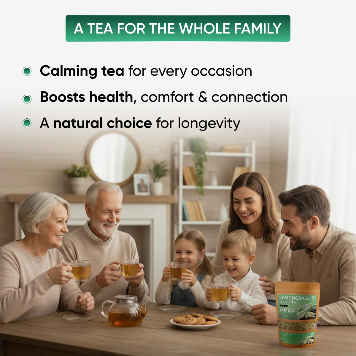 aromatic lemongrass leaf tea