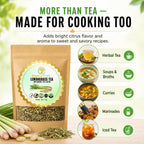 Aromatic lemongrass tea for relaxation