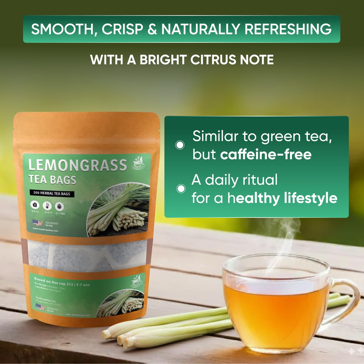 aromatic lemongrass tea for wellness