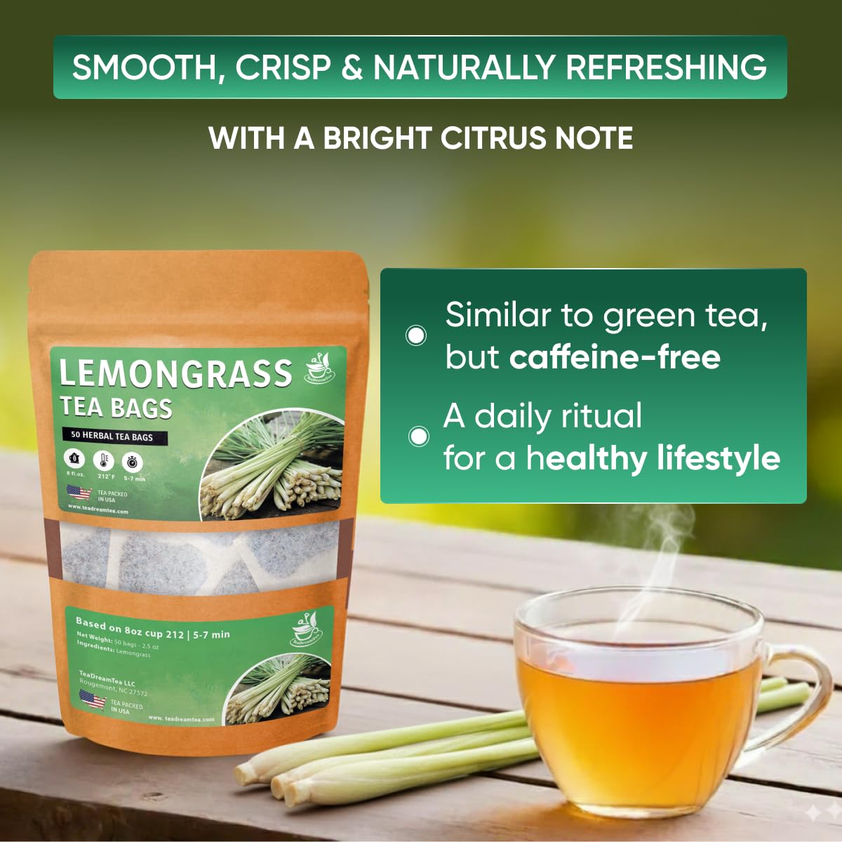 aromatic lemongrass tea for wellness