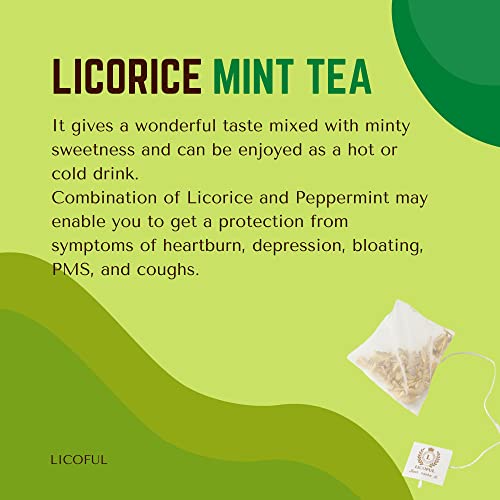 aromatic licorice mint tea bags