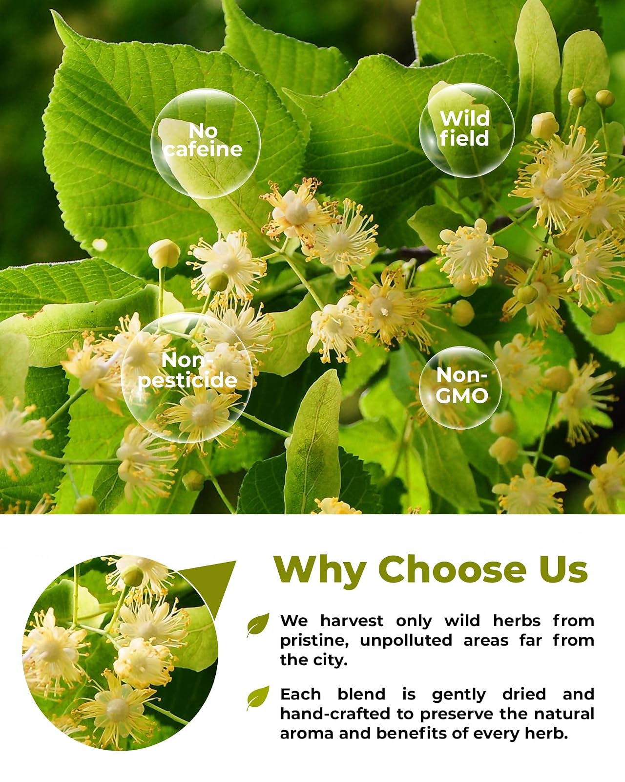 aromatic linden tea for sleep