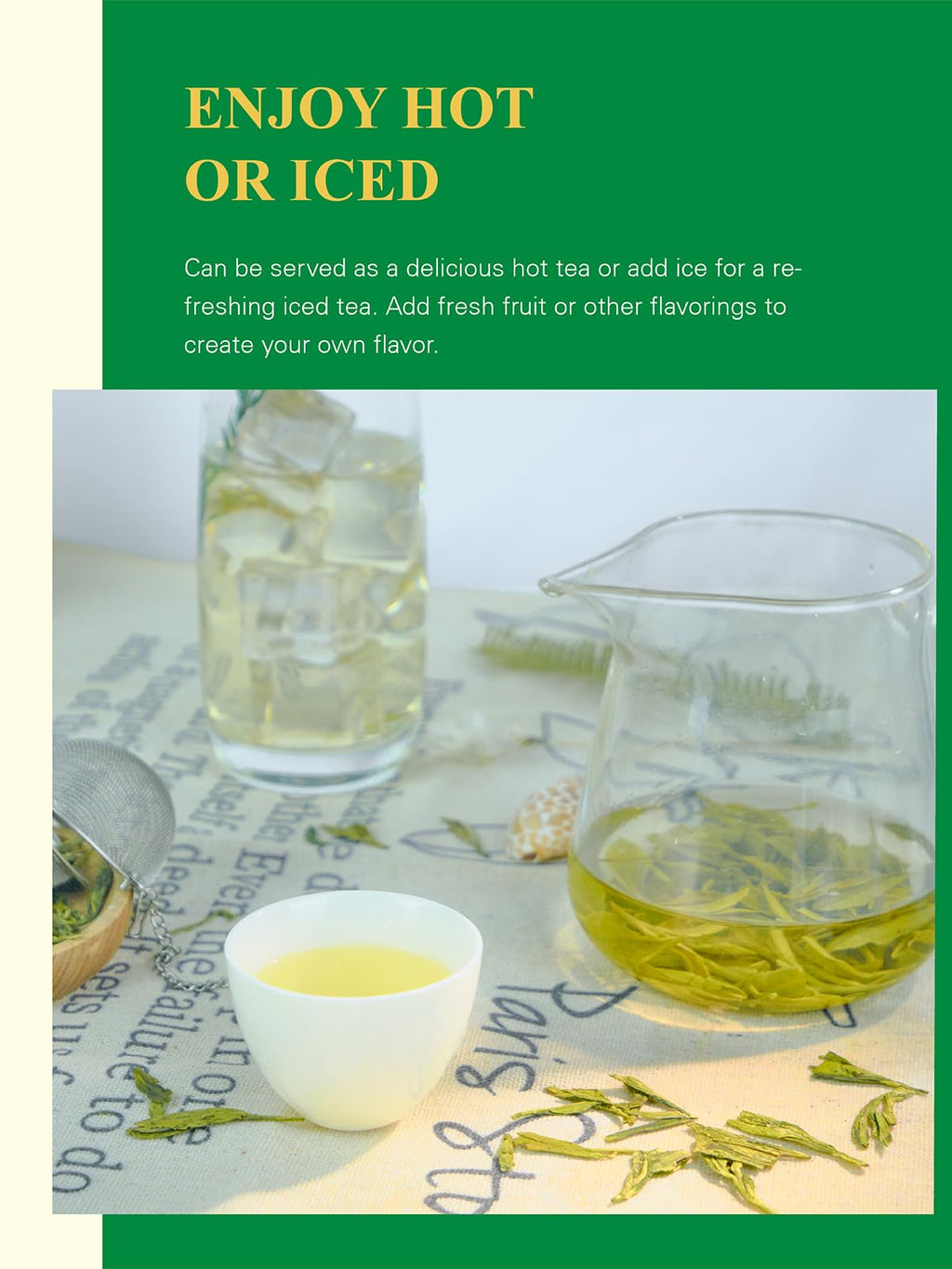 aromatic Longjing green tea blend