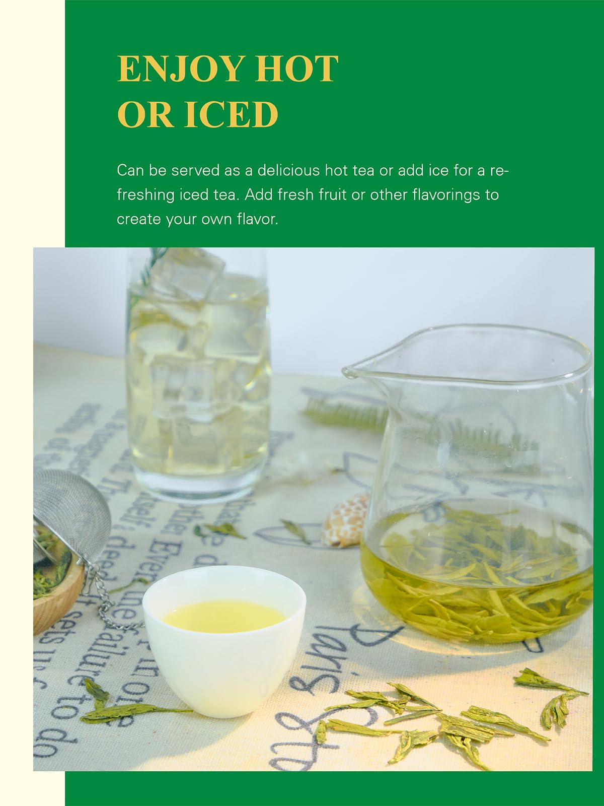 aromatic Longjing green tea blend