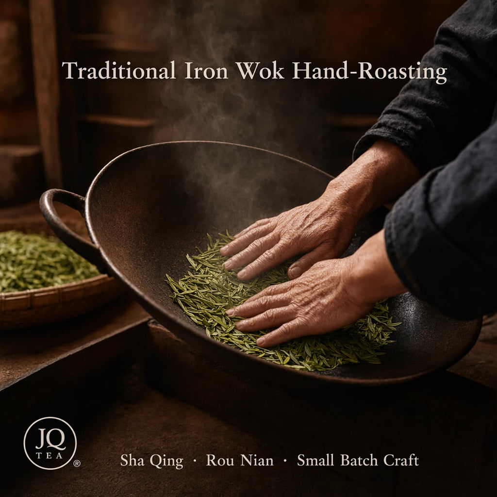 aromatic Longjing green tea