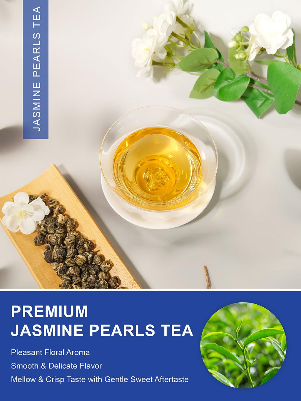 aromatic loose leaf green tea blend
