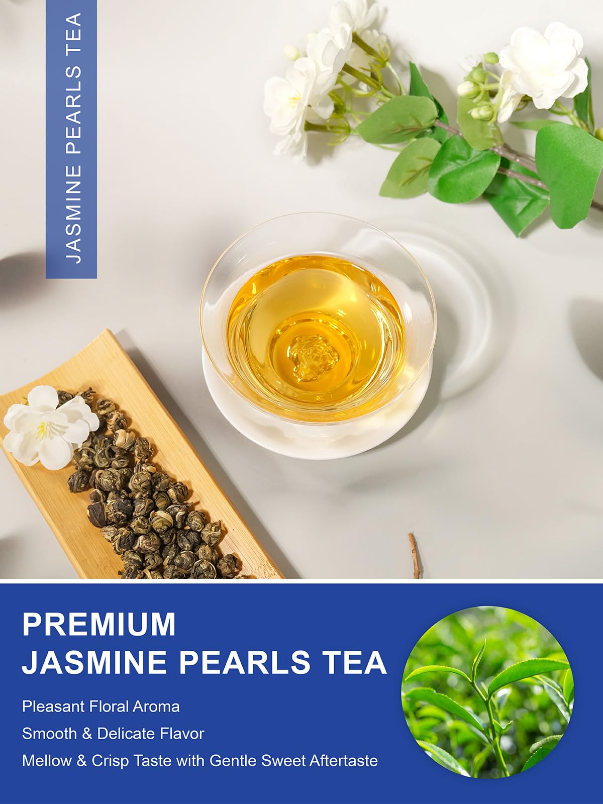 aromatic loose leaf green tea blend
