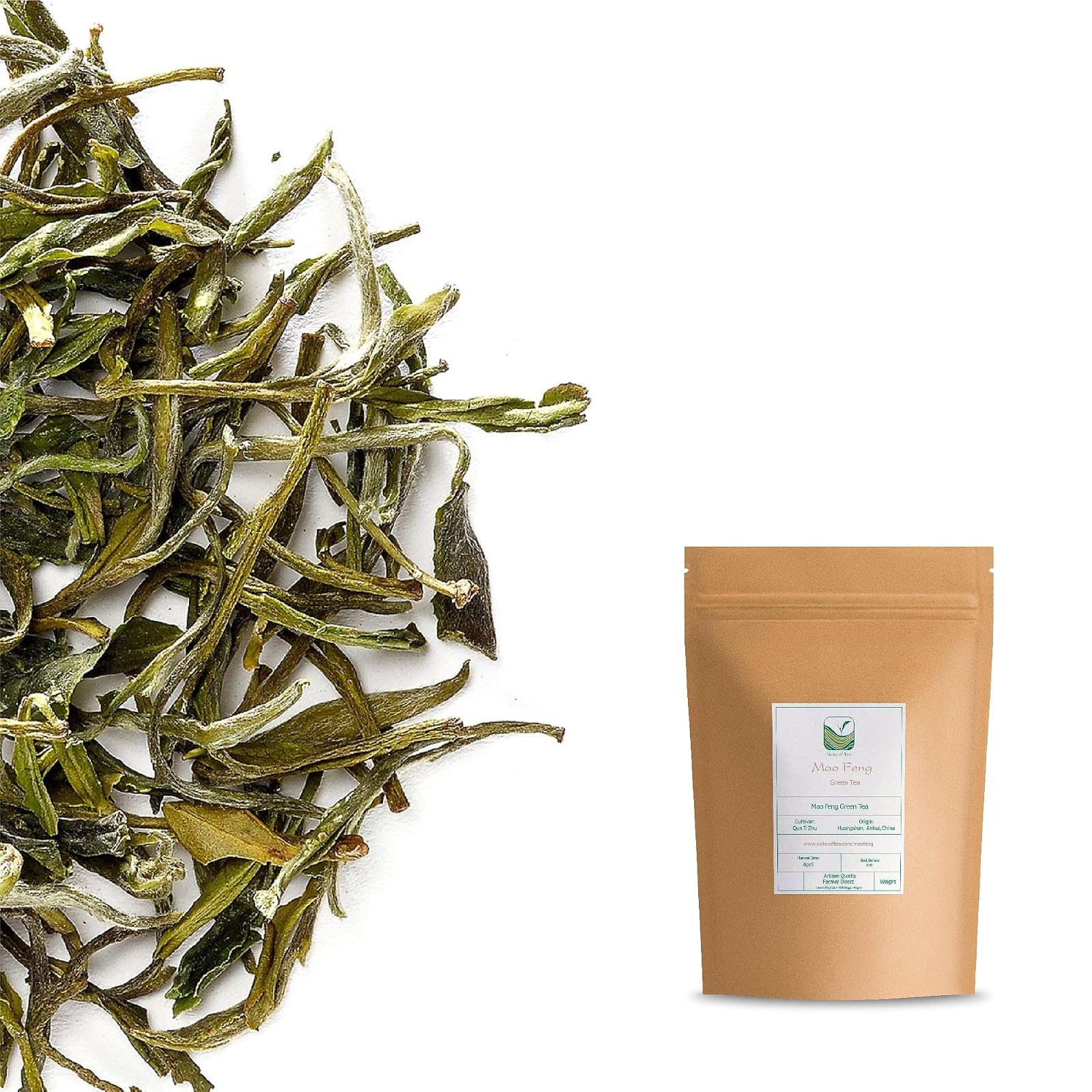 aromatic loose leaf green tea