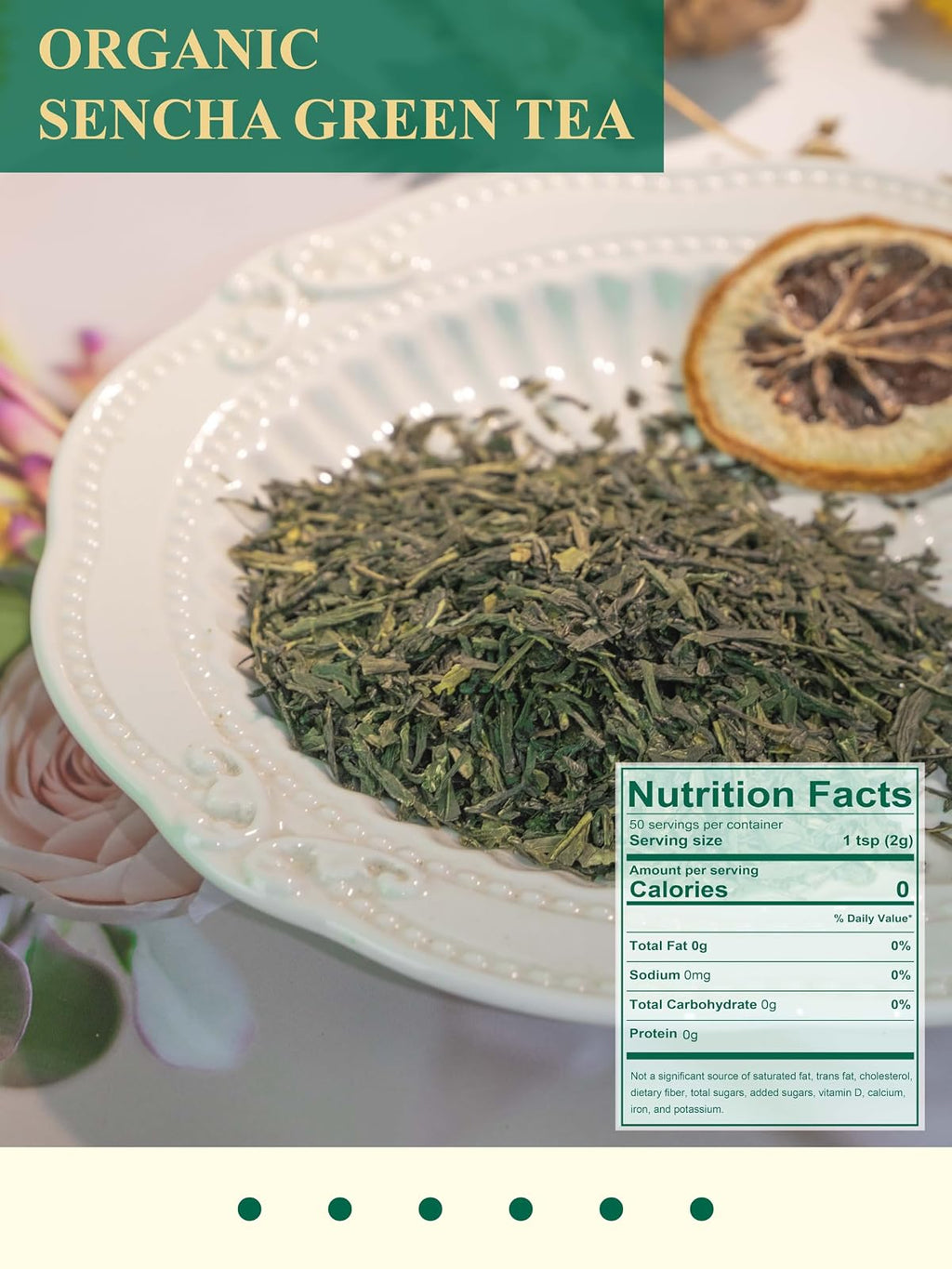 aromatic loose leaf green tea