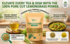aromatic loose leaf lemongrass tea
