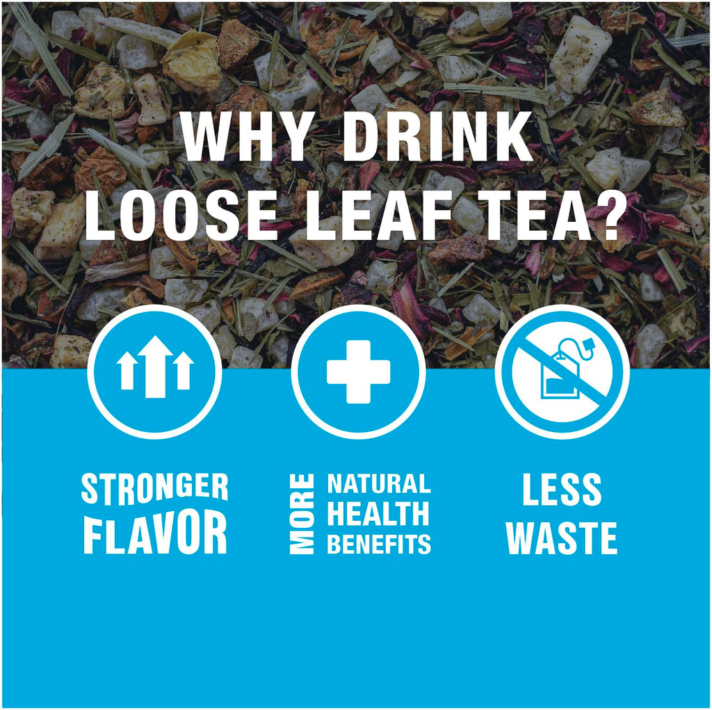 aromatic loose leaf tea experience