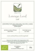 aromatic lovage leaves for calming tea