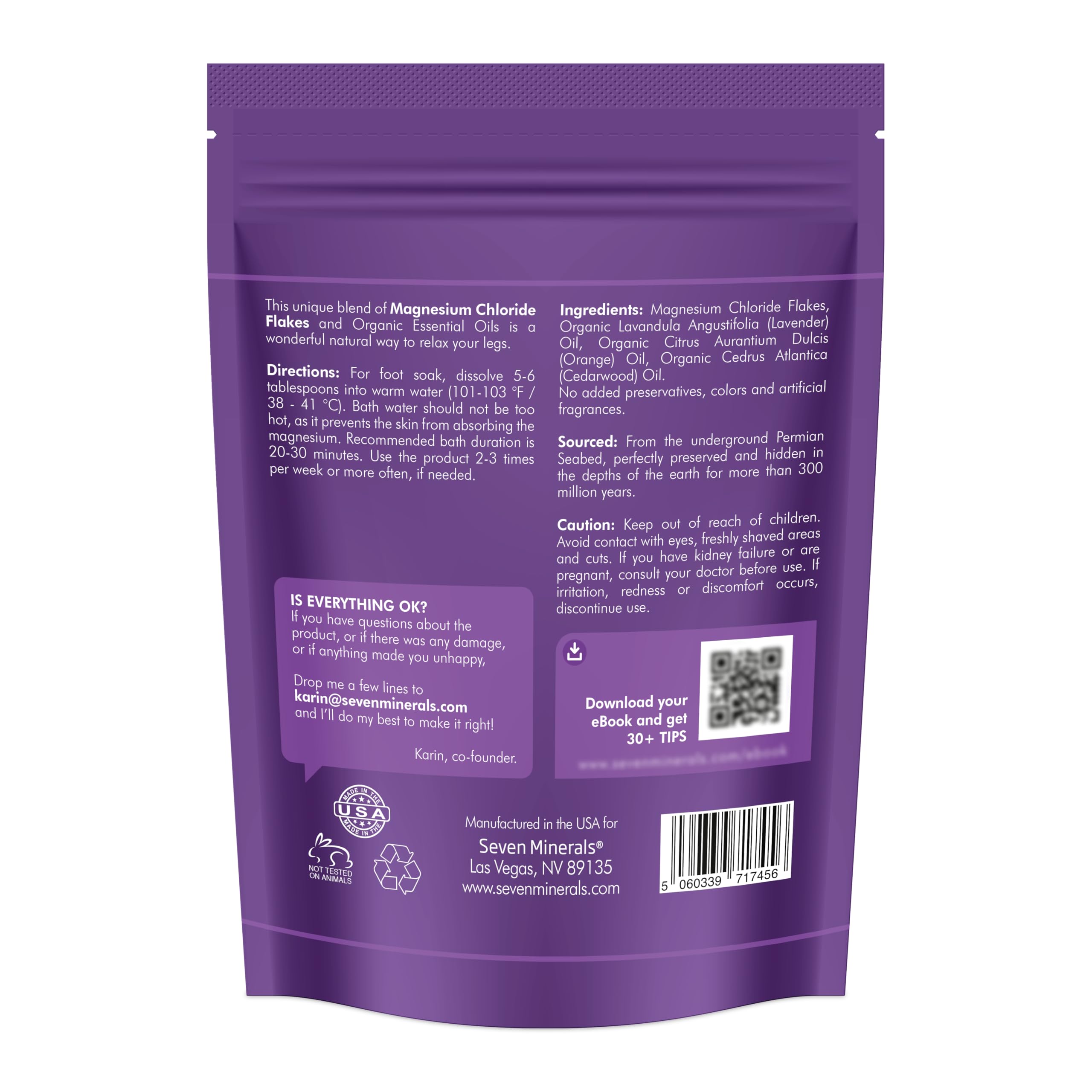 aromatic magnesium soak for stress relief