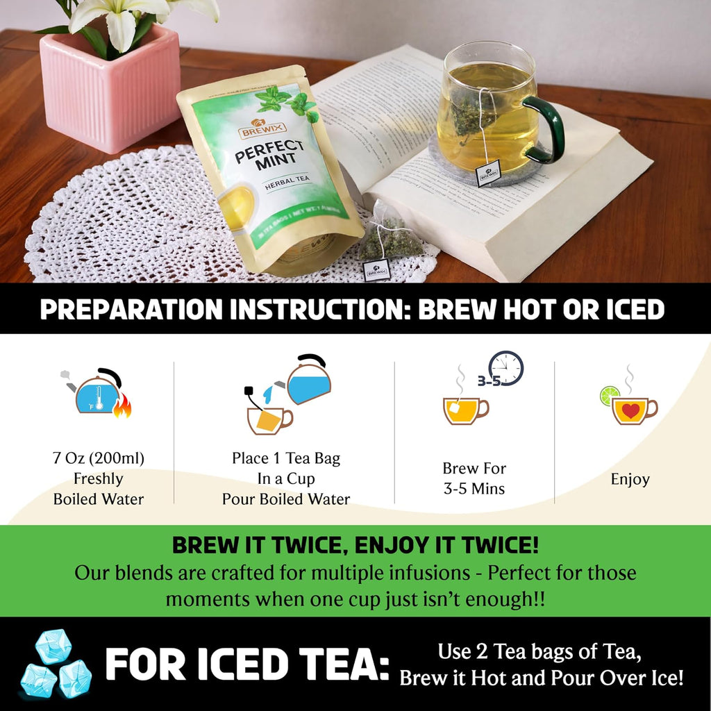 aromatic mint tea experience