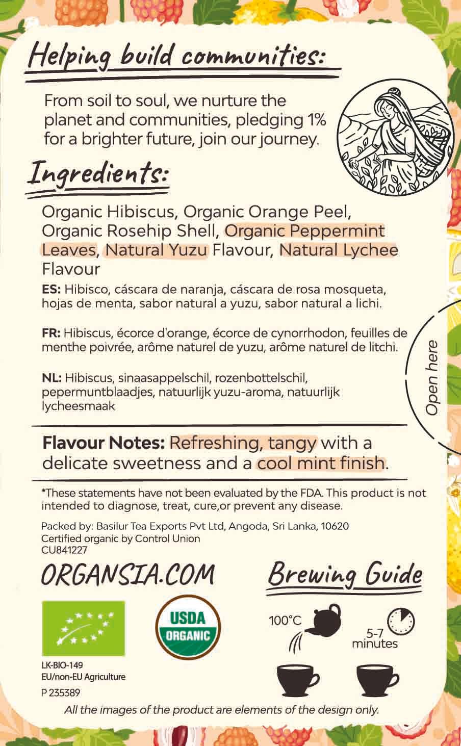 aromatic mint tea for relaxation