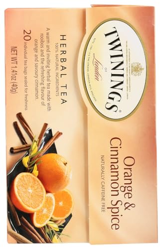aromatic orange and cinnamon tea