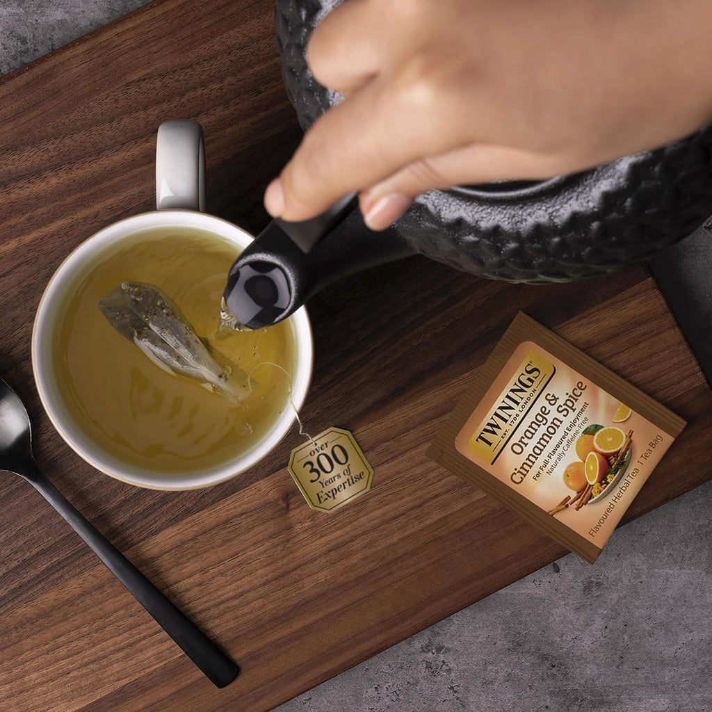 aromatic orange cinnamon tea bags