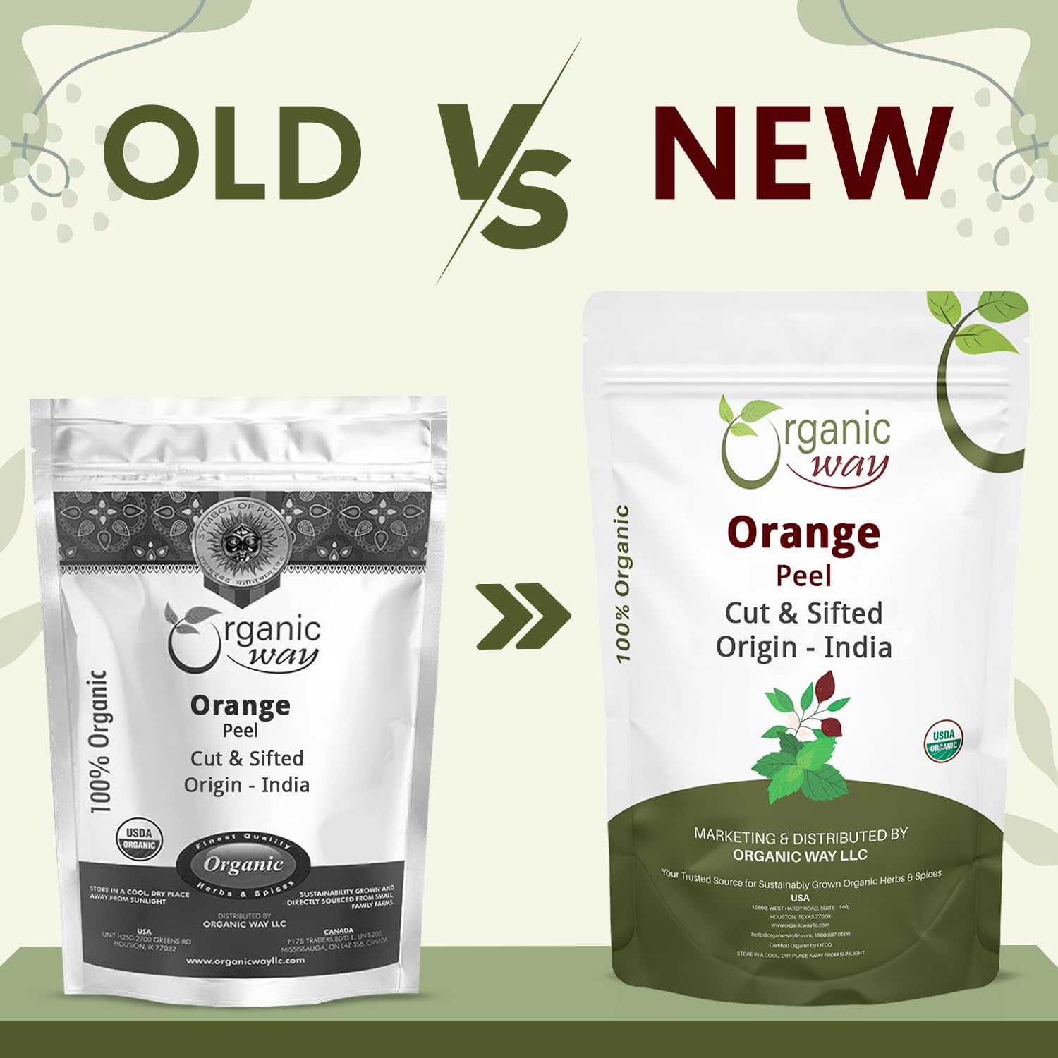 aromatic orange peel for tea blends