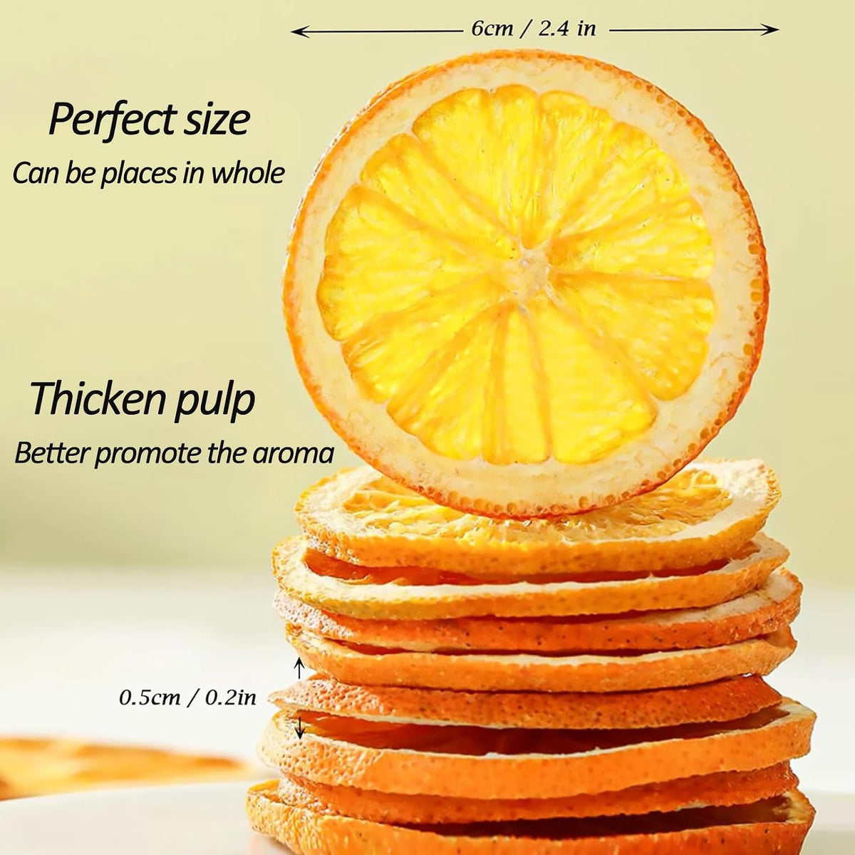 aromatic orange slice tea