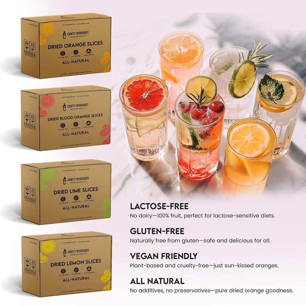 aromatic orange slices for beverages