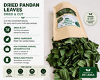 Aromatic pandan leaves for brewing