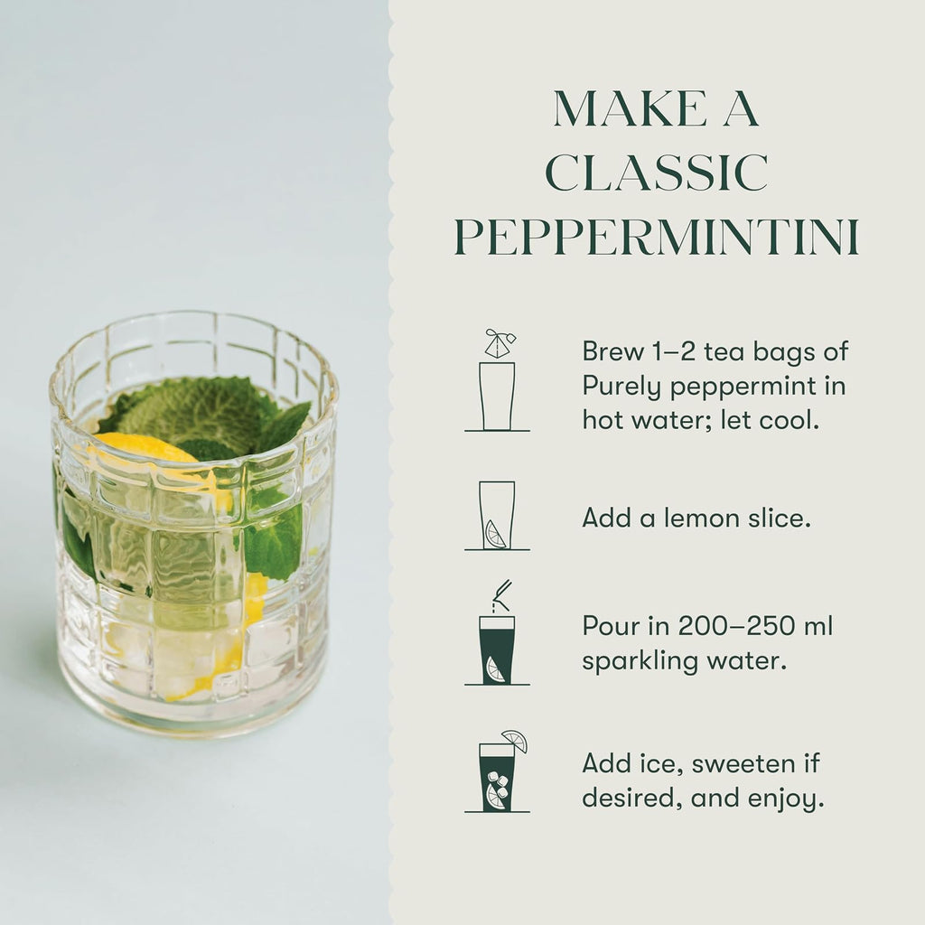 aromatic peppermint herbal infusion