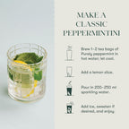 aromatic peppermint herbal infusion