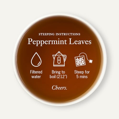 aromatic peppermint leaves for brewing