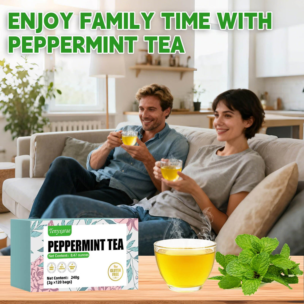 aromatic peppermint tea bags for relaxation
