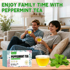 aromatic peppermint tea bags for relaxation