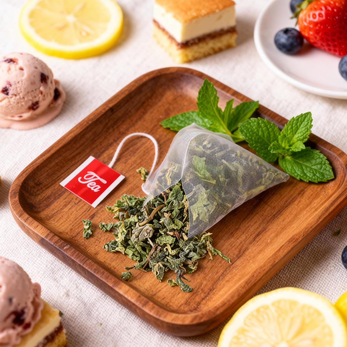 aromatic peppermint tea for cold relief
