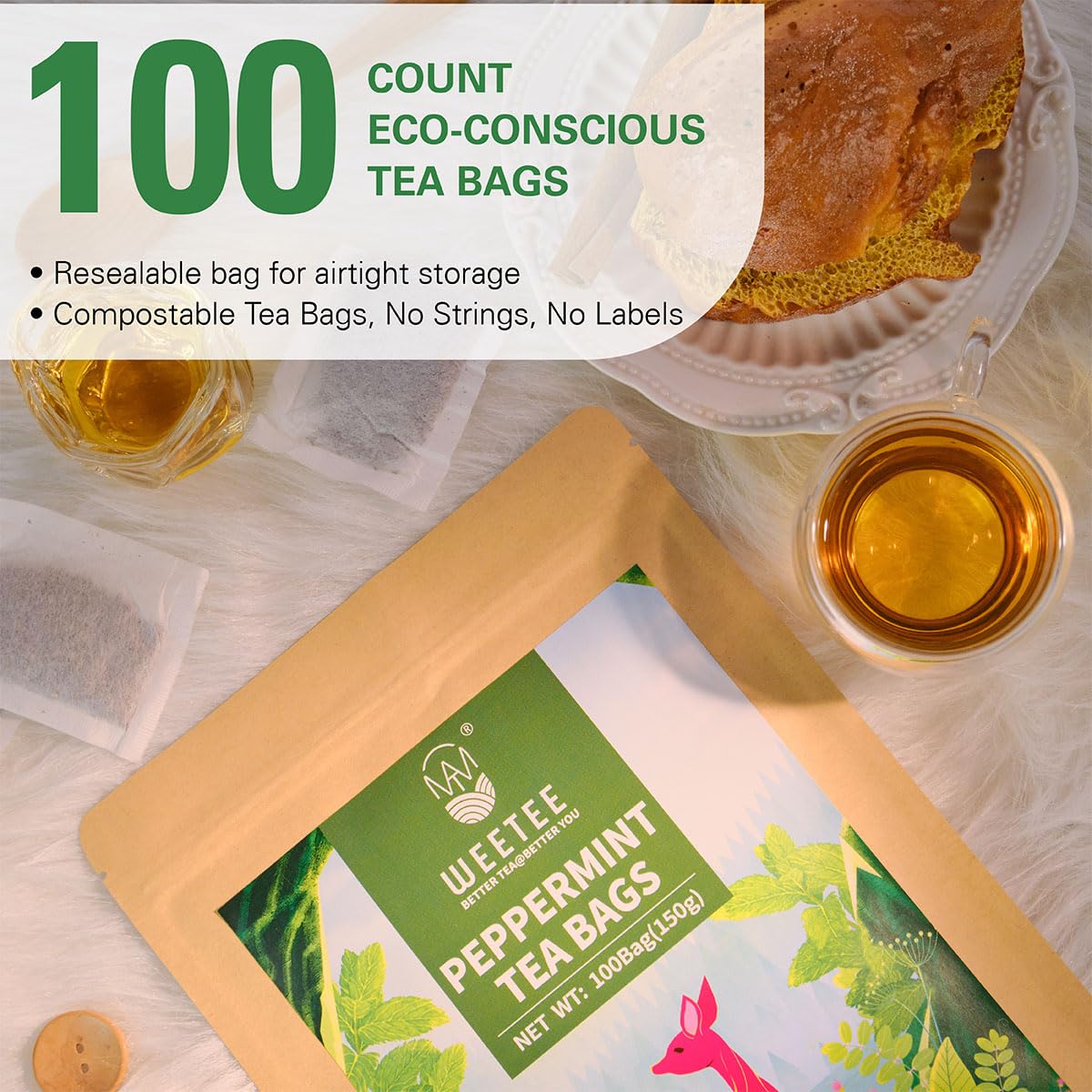 aromatic peppermint tea for digestion