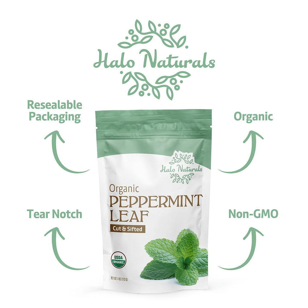 aromatic peppermint tea for relaxation