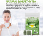 aromatic peppermint tea for relaxation